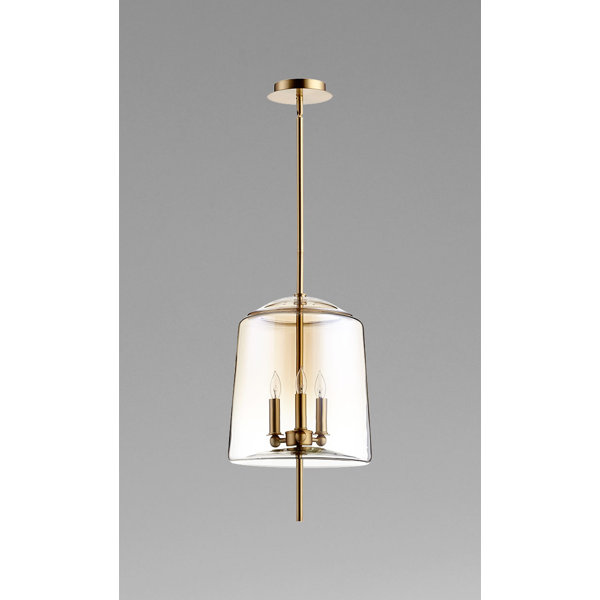 Cyan Design Lusterous 3-Light Single Schoolhouse Pendant | Wayfair