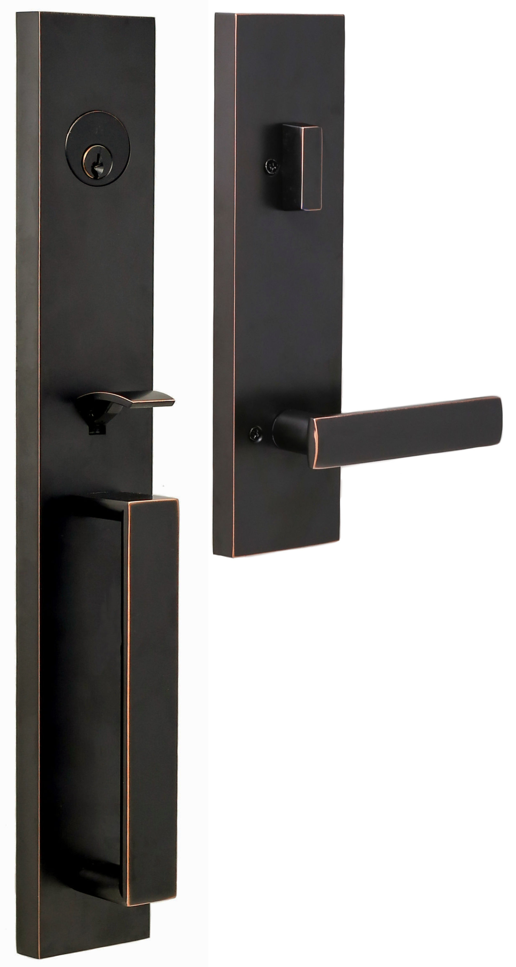 Weslock Xanthis Single Cylinder Handle Set With Utica Lever & Reviews ...