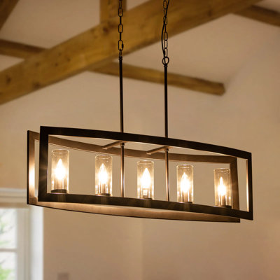 Latitude Run® 5 - Light Kitchen Island Linear Pendant | Wayfair