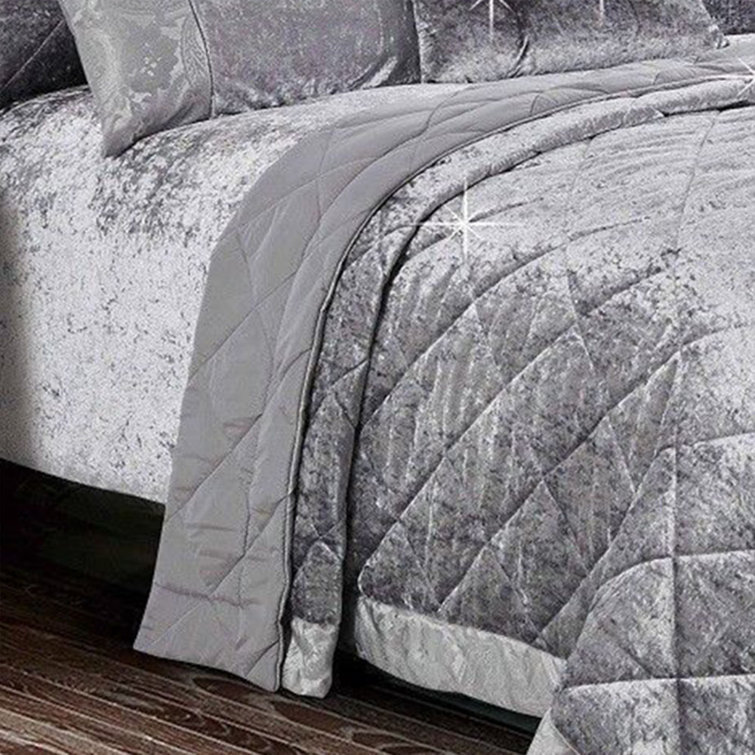 Mercer41 Silver Bedspread & Reviews | Wayfair.co.uk