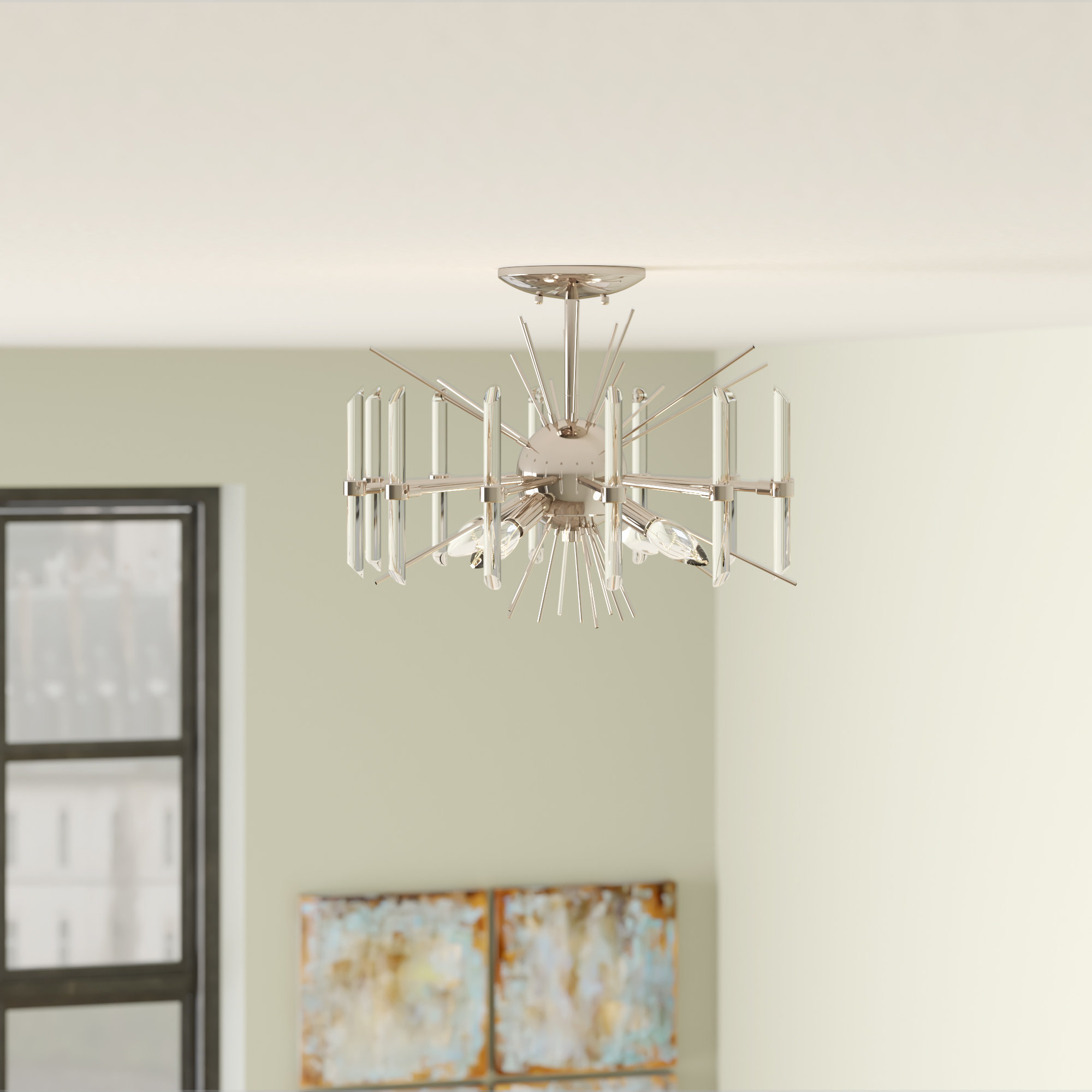 Ivy Bronx Irton Semi Flush Mount & Reviews | Wayfair