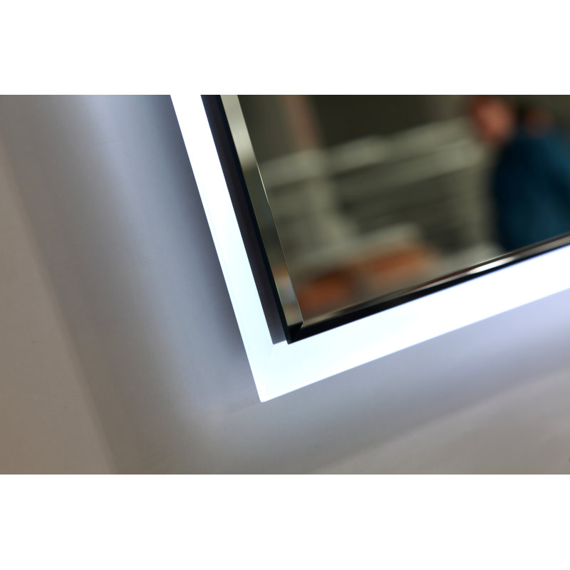 Vanity Art Square LED Wall Mirror | Wayfair