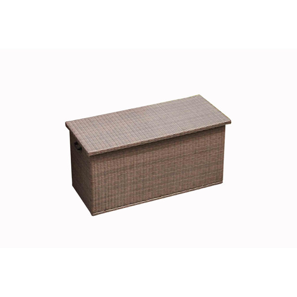 Primestok 265 Gallons Gallon Water Resistant Deck Box in Brown | Wayfair