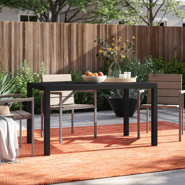 Mercury Row® Melissus Stacking Patio Dining Armchair & Reviews | Wayfair