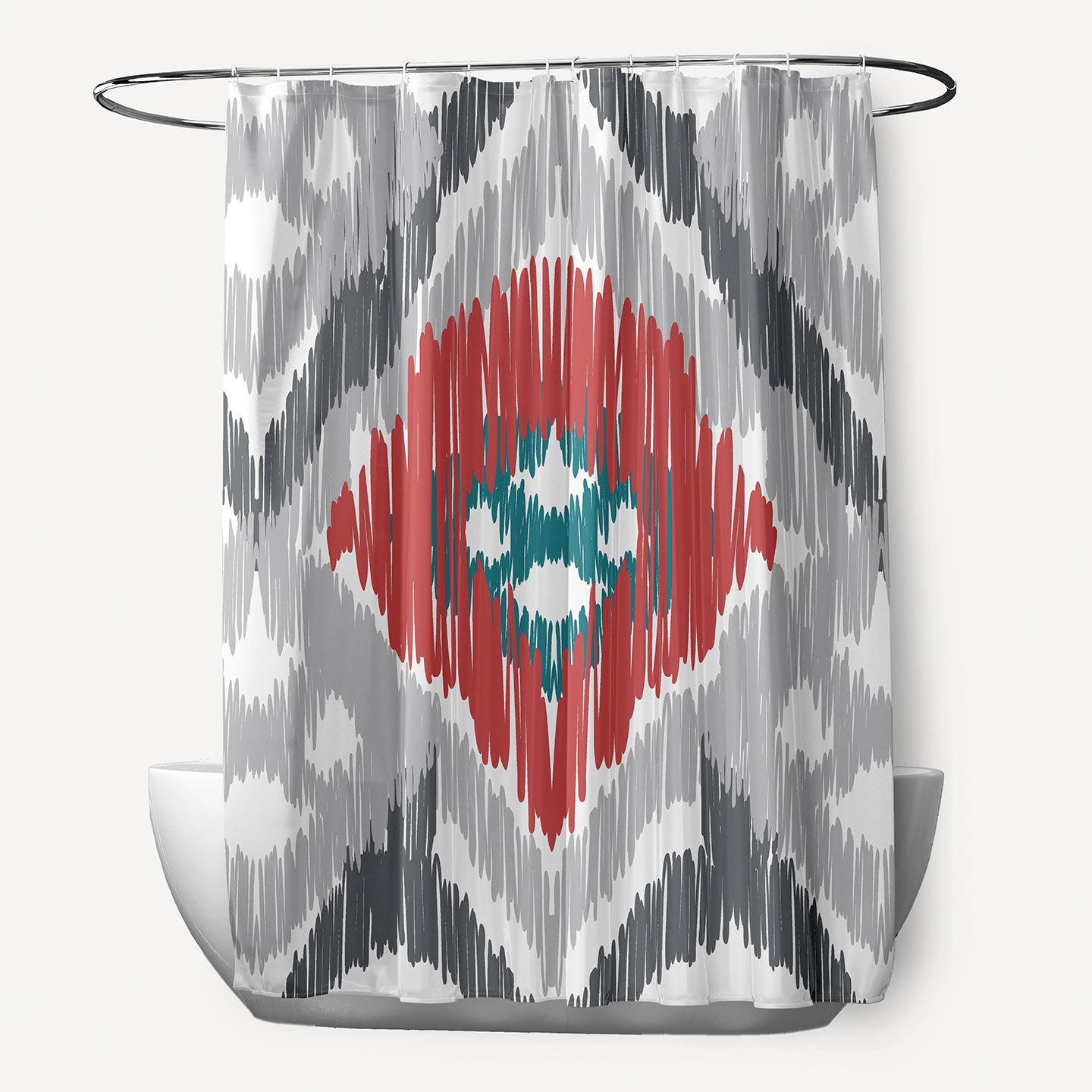 Langley Streetoriginal Geometric Print Single Shower Curtain Wayfair