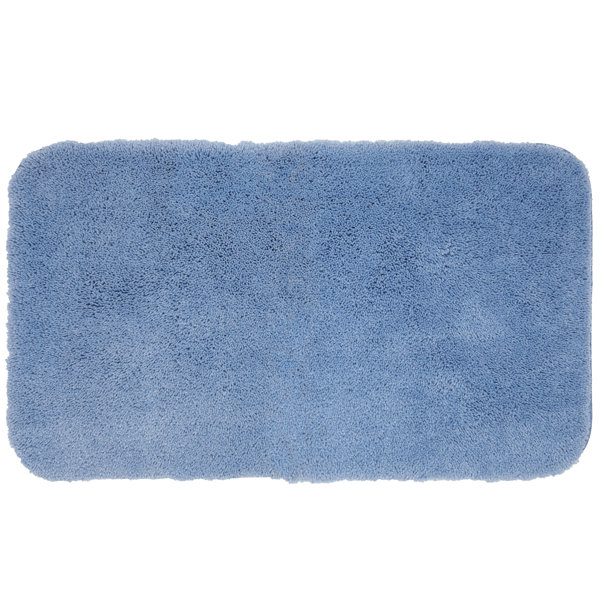 Cornflower Blue Bath Rug | Wayfair