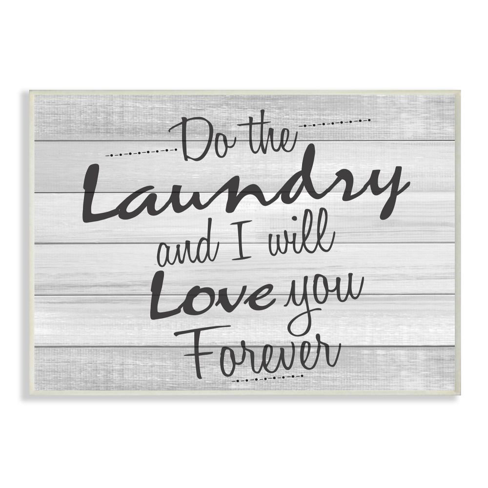 Gracie Oaks Do Laundry Bathroom Word Design - Graphic Art on Canvas ...