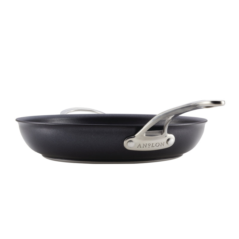 Anolon X Hybrid Cookware Nonstick Frying Pan with Helper Handle, 12 ...