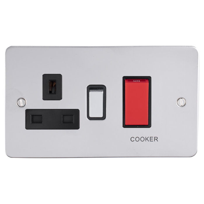 Eurolite Cooker with Enhance Flat Plate Matching Rockers Black Trim ...