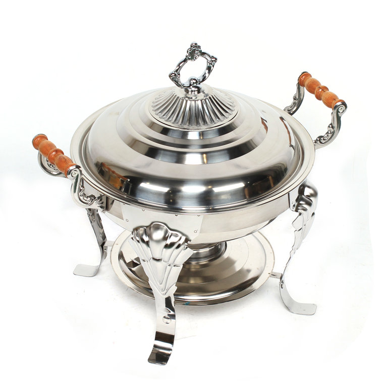 Astoria Grand Round Stainless Steel Warming Container Warmers, Heaters ...