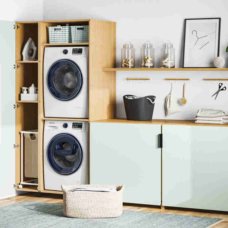 Modern Laundry Room Design Photo by Wayfair Catalog