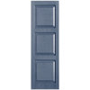 Alpha Shutters Custom Three Panel-style Raised Panel Vinyl Shutters ...