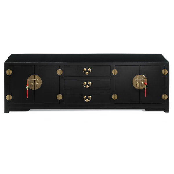 Bloomsbury Market Hangzhou Solid Wood TV Stand for TVs up to 78 ...