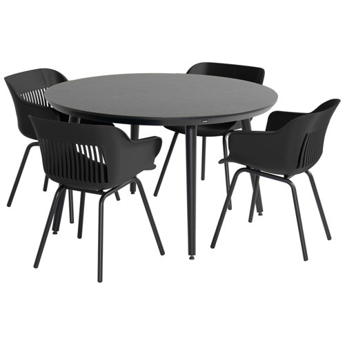 Hartmann Rectangular 4 - Person 128Cm Long Dining Set | Wayfair.co.uk