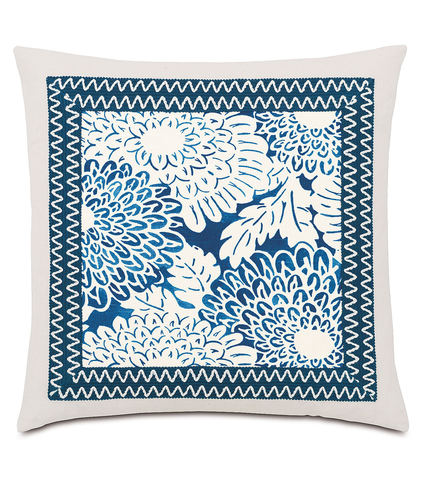 Eastern Accents Indira Ink with Mitered Border Pillow Cover & Insert ...