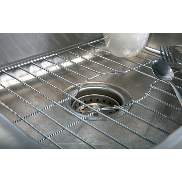 Kitchen Details Sink Protector Stainless Steel Drain Tray & Reviews ...
