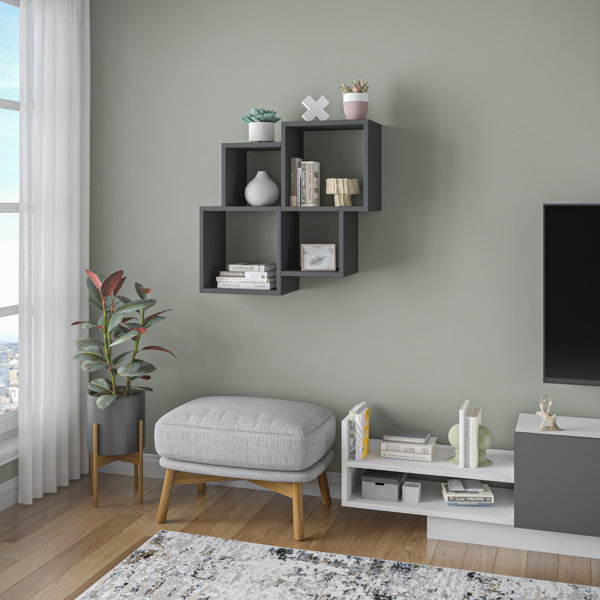 Corrigan Studio® 4 Piece Square Cubby Shelf & Reviews | Wayfair