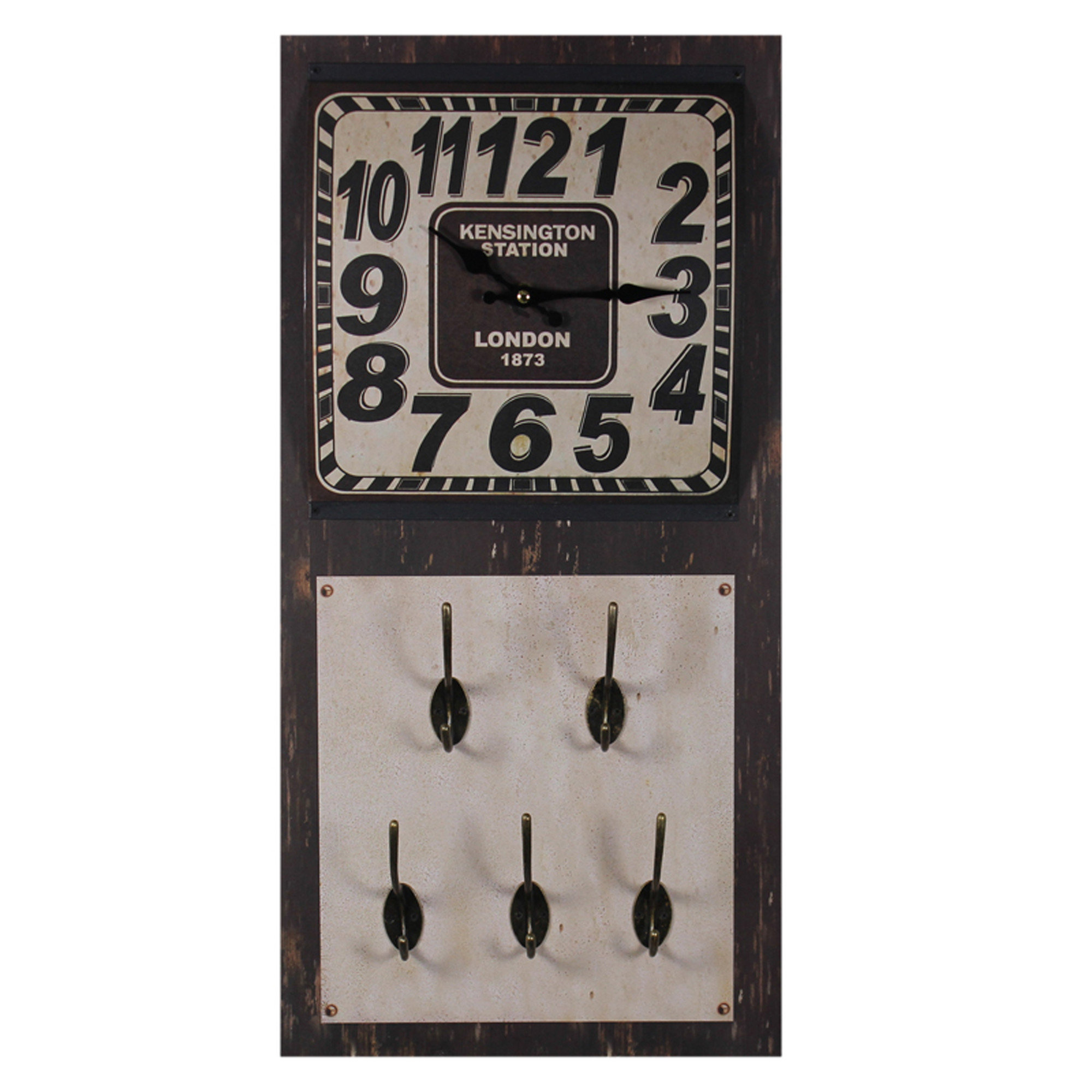 Gracie Oaks Christerfer Metal Wall Clock | Wayfair
