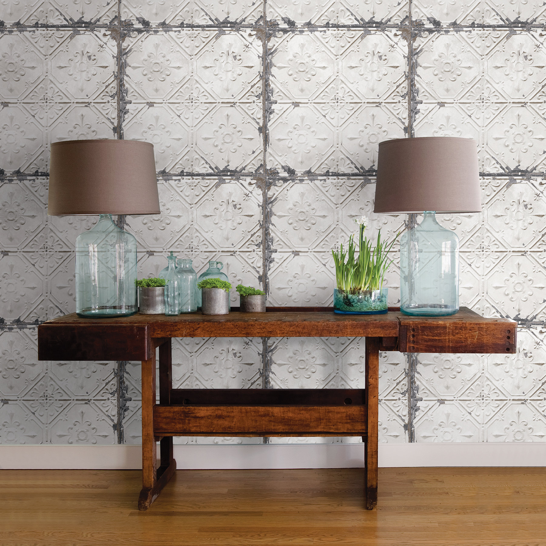 Ophelia & Co. Delrico Peel & Stick Geometric Wallpaper & Reviews | Wayfair
