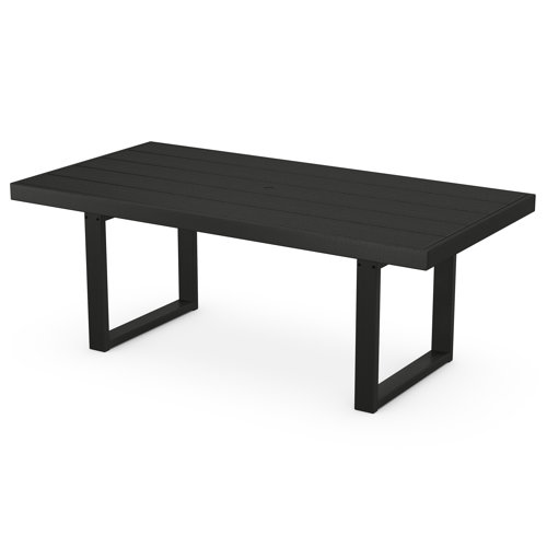 POLYWOOD® EDGE Plastic/Resin 6 - Person Dining Table | Wayfair