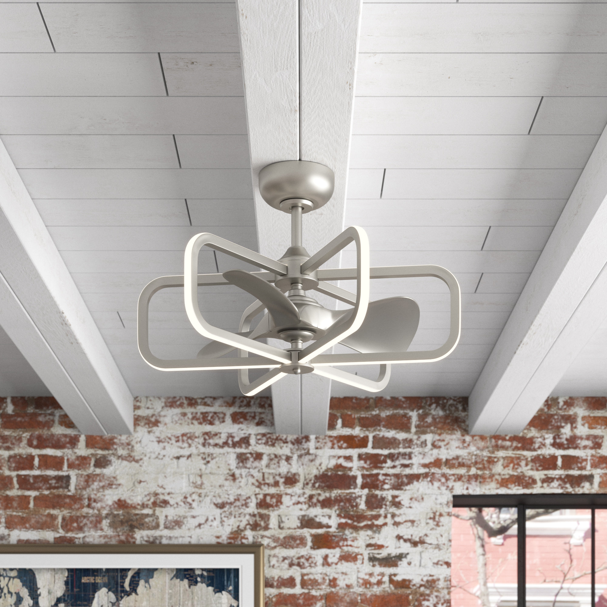 Steelside™ Michaela 30'' Ceiling Fan with LED Lights & Reviews | Wayfair