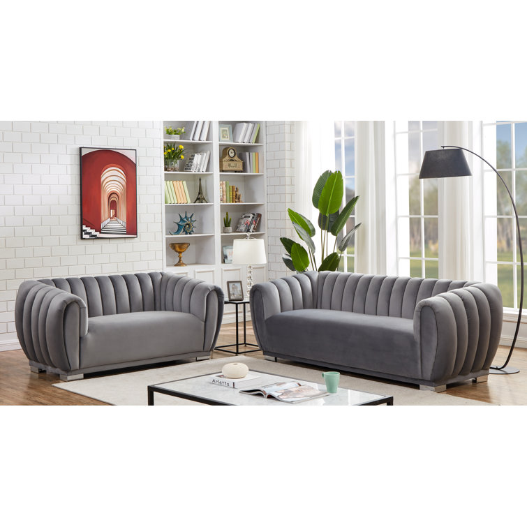 Everly Quinn Kayley Luxury Standard Living Room Set | Wayfair