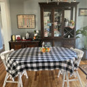 Gracie Oaks Skookum Buffalo Check Tablecloth & Reviews | Wayfair