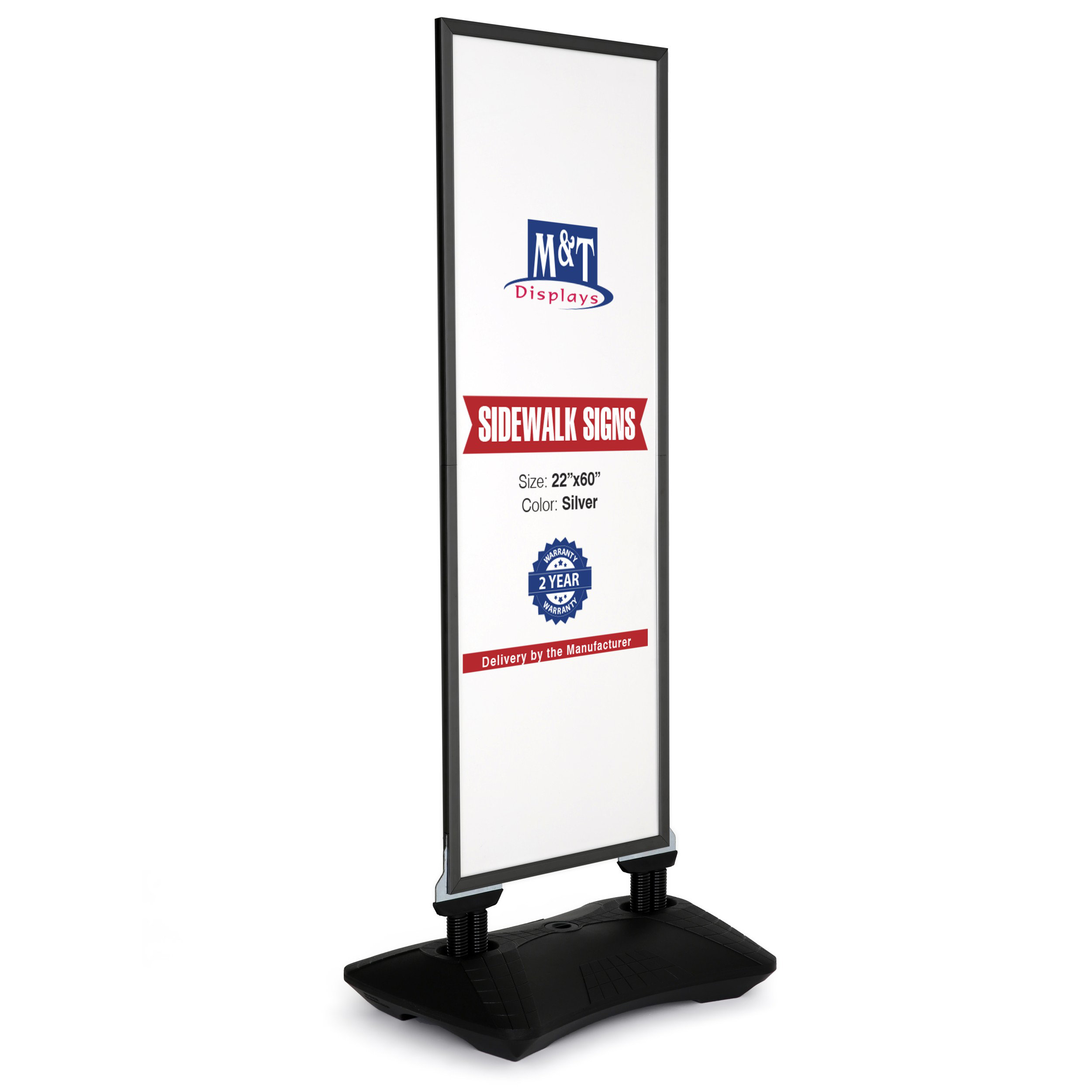 MT Displays Windpro Slim Outdoor Pavement Sign Holder | Wayfair