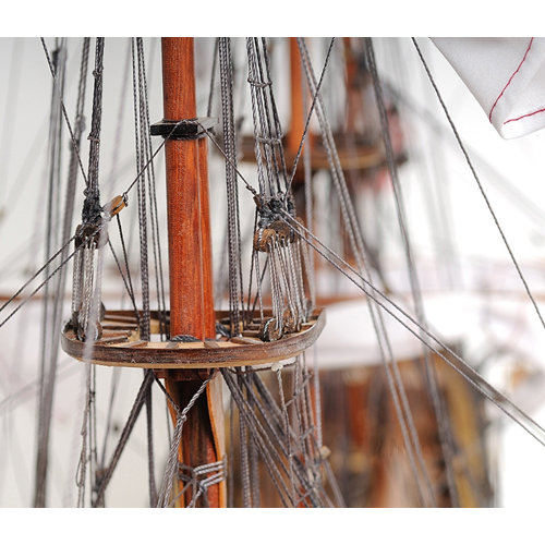 Old Modern Handicrafts Constitution Copper Bottom E.E Model Ship ...