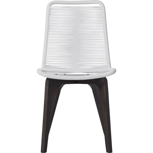Modern White Outdoor Dining Chairs | AllModern