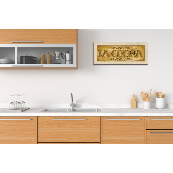 Red Barrel Studio® Vintage Italian Cucina Sign by Gregory Gorham ...