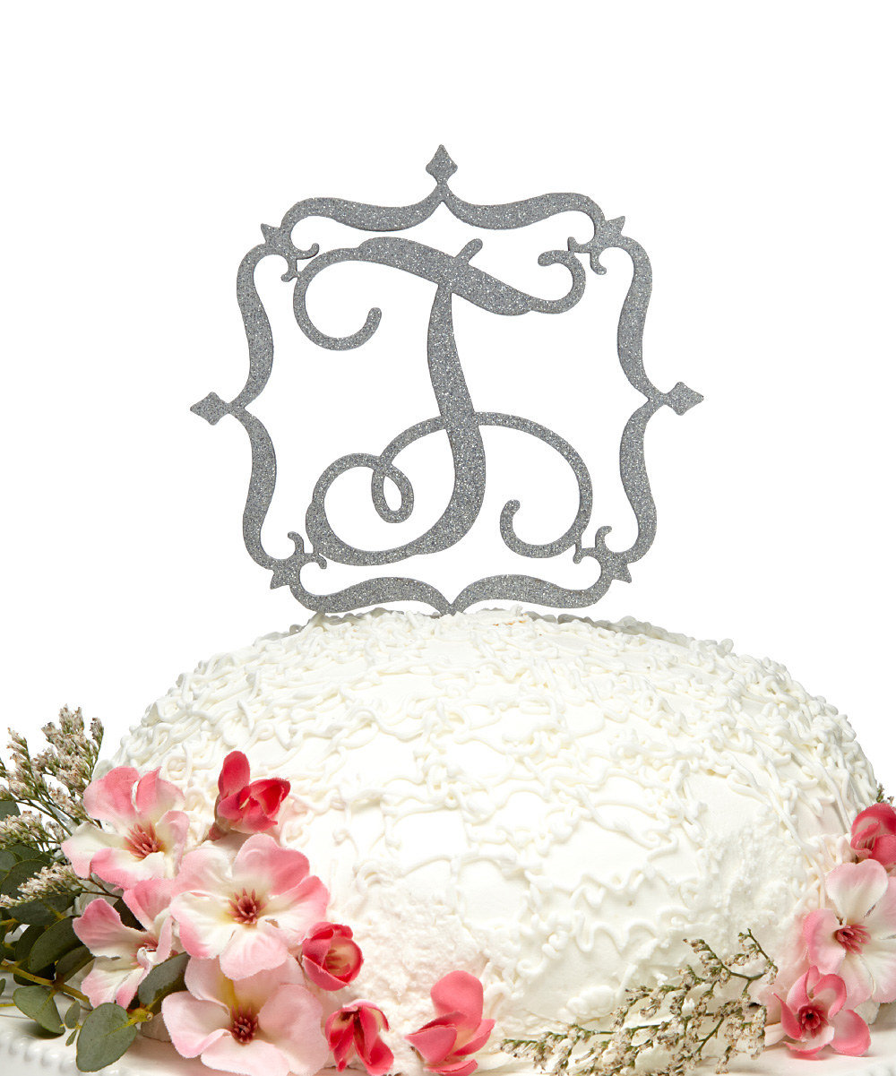 aMonogramArtUnlimited Square-Frame Cake Topper | Wayfair