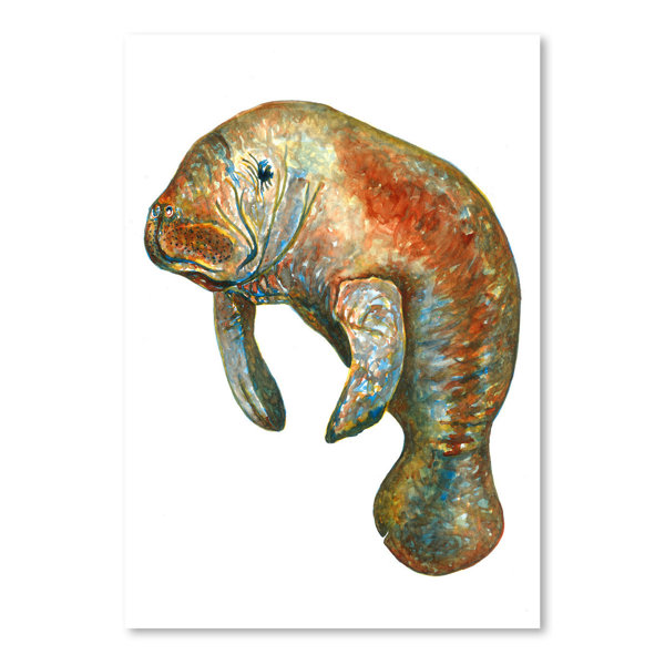 House of Hampton Barbara Manatee By T.J. Heiser - Poster Art Print ...
