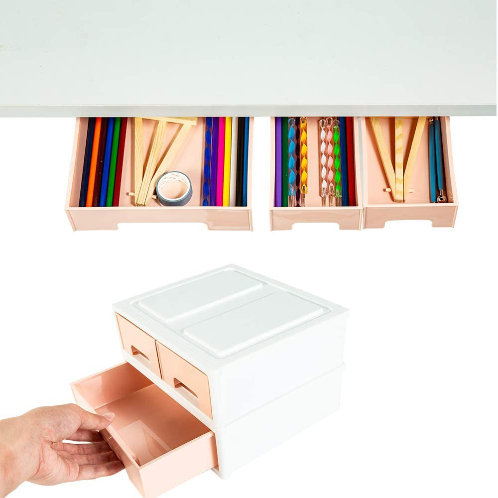 Drawer Organisers Desk Accessories & Storage Products 2 Pcs Hidden ...