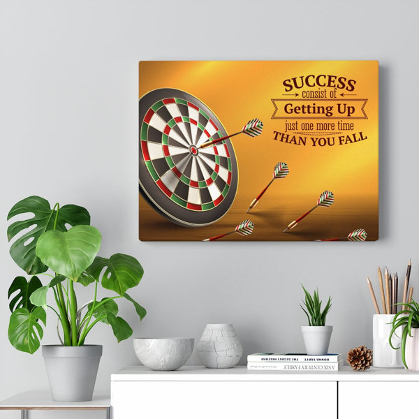 Trinx Success Wall Art - Wrapped Canvas | Wayfair