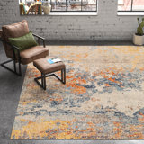 Wayfair | Navy & Orange Outdoor Rugs You'll Love in 2022