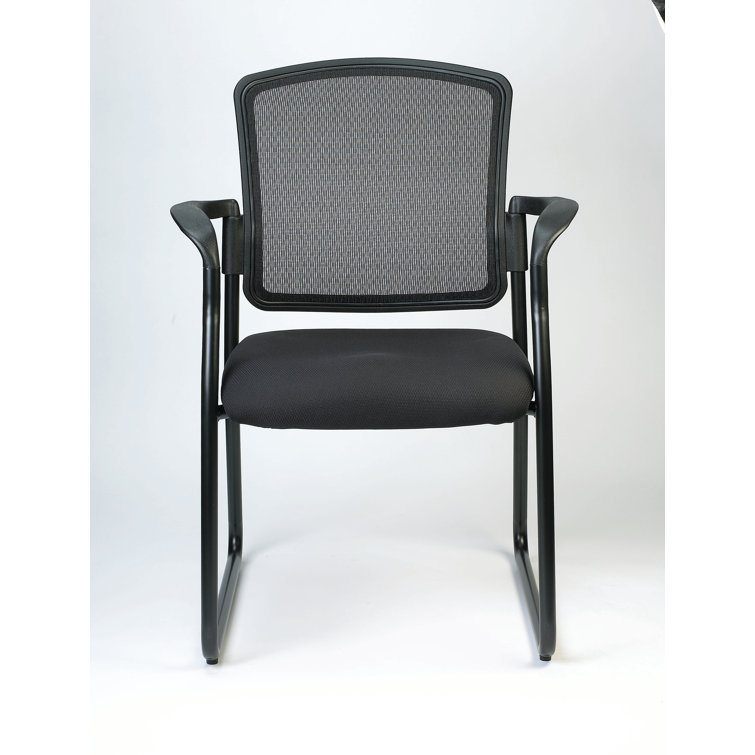 Symple Stuff Aenwood 26" W Stackable Waiting Room Chair with Metal ...