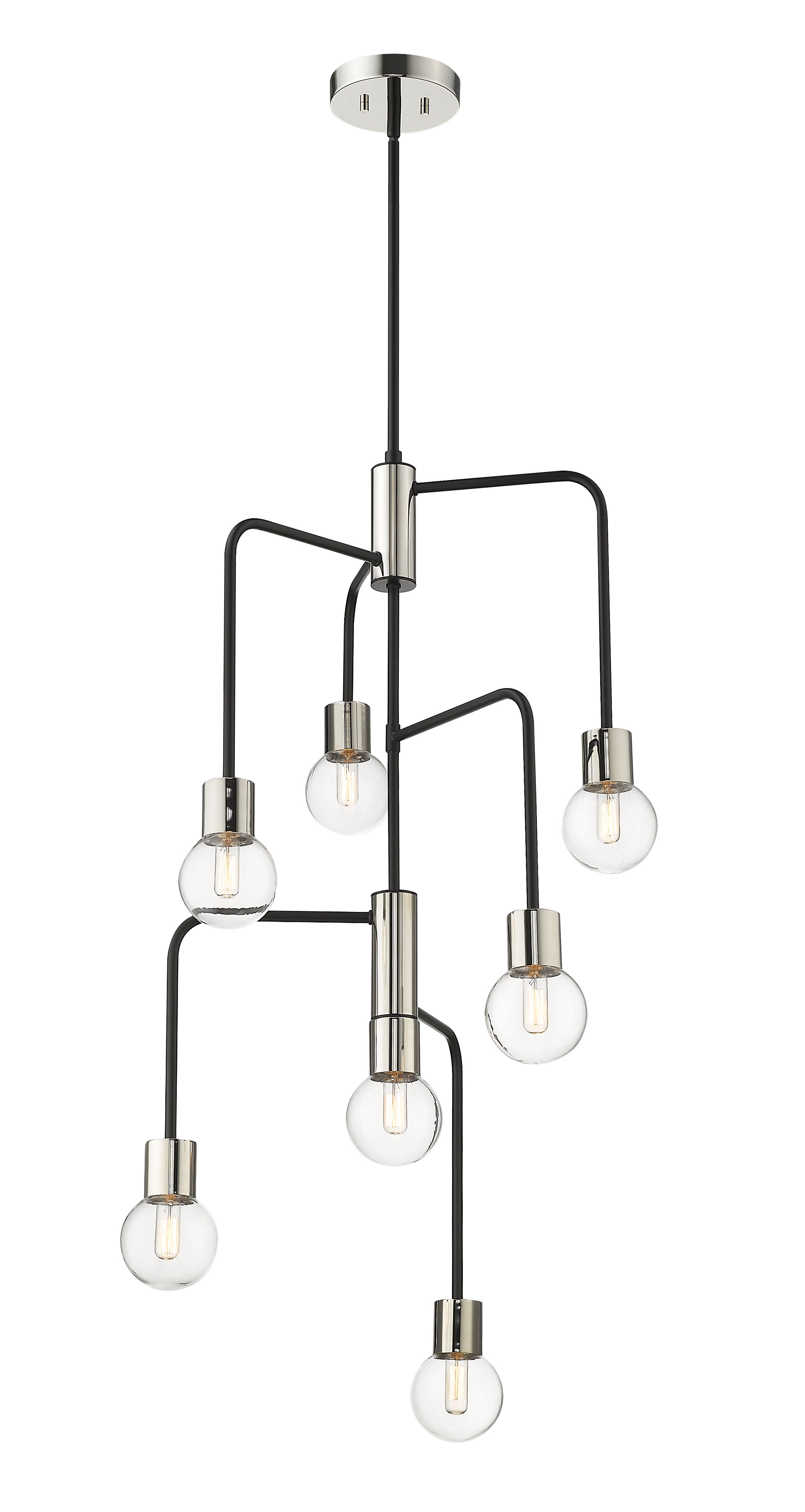 George Oliver Dasher 7 - Light Dimmable Tiered Chandelier | Wayfair