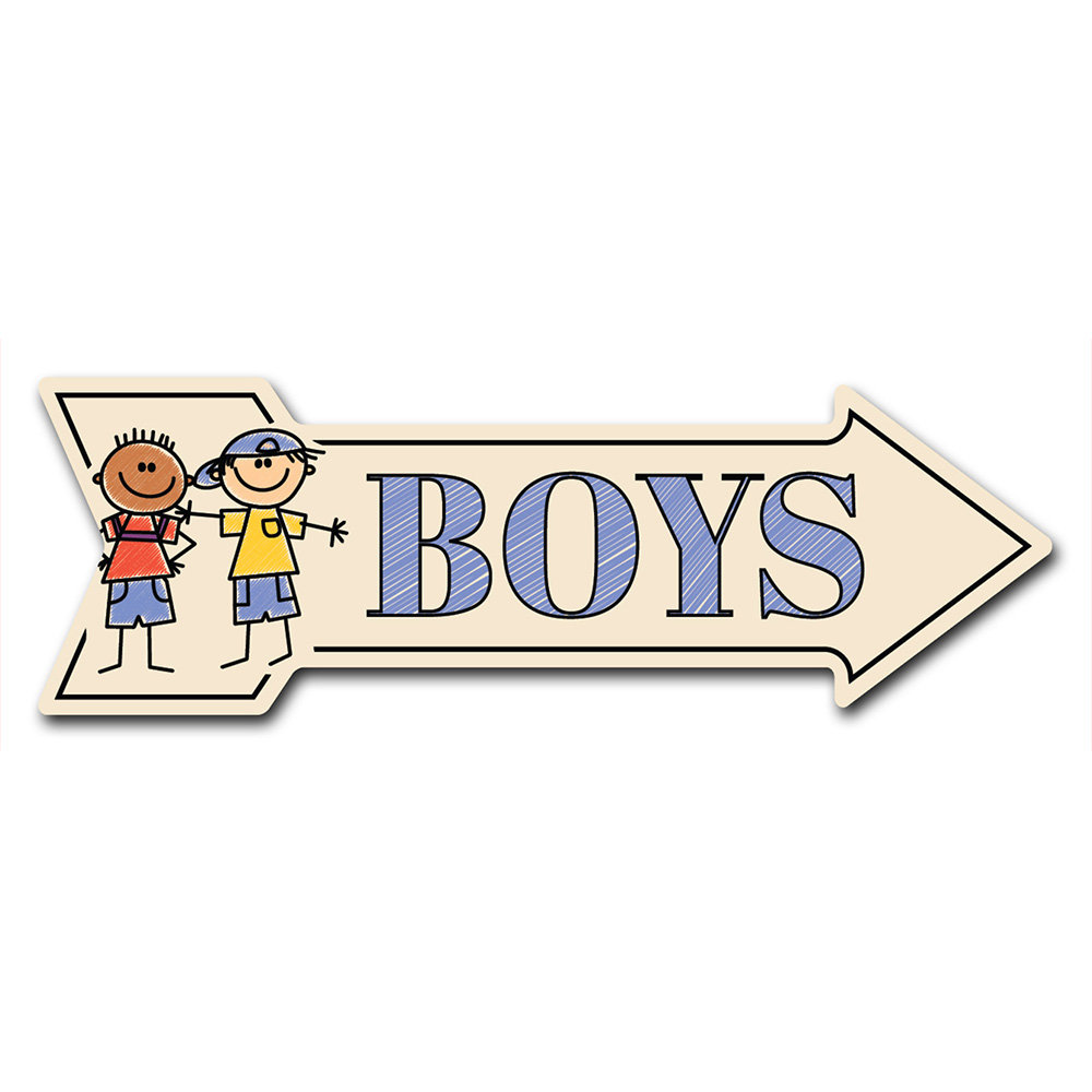 SignMission Decal-999953_Boys Arrow Decal Funny Home Décor 24" Wide ...