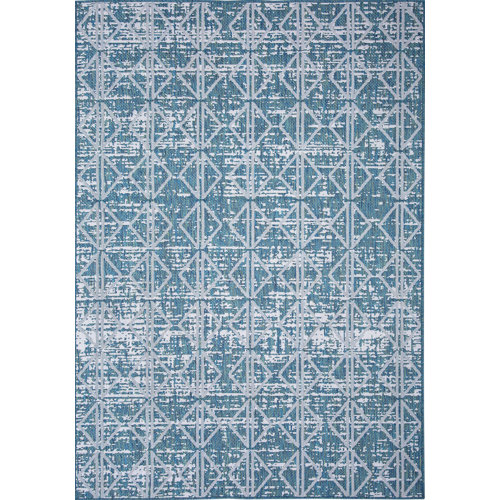 Dakota Fields Vintage Indoor / Outdoor Area Rug in Teal Blue & Reviews ...
