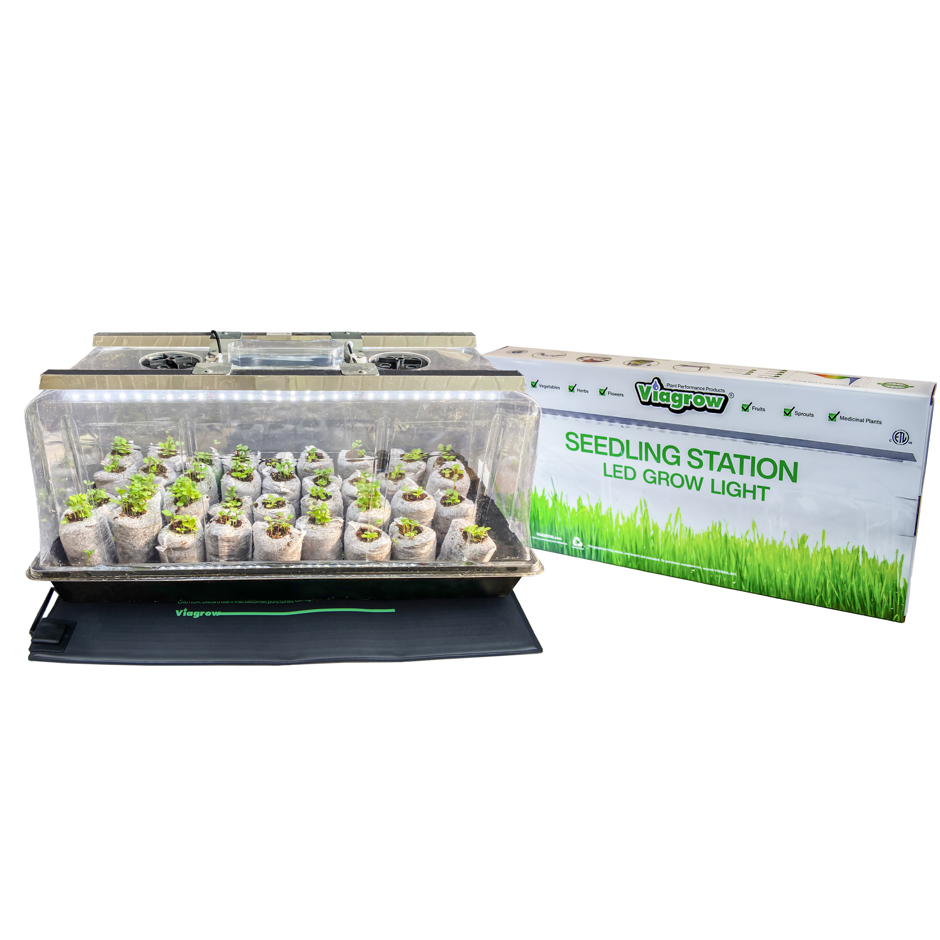Viagrow Seedling Station Deluxe Grow Light | Wayfair