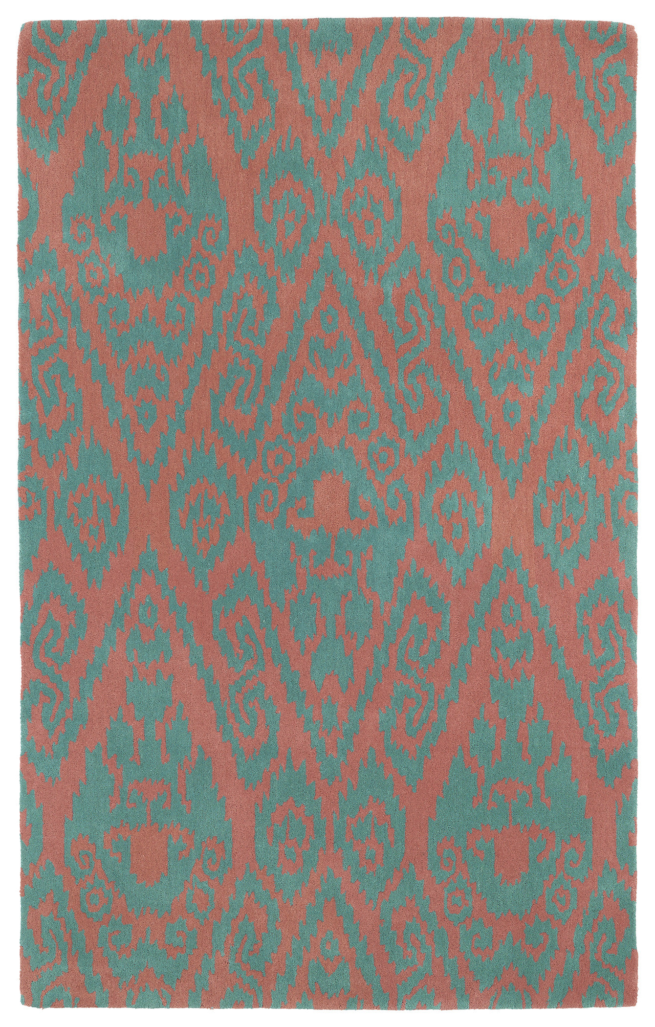 Bungalow Rose Dini Watermelon Hand-Tufted Wool Watermelon Area Rug ...