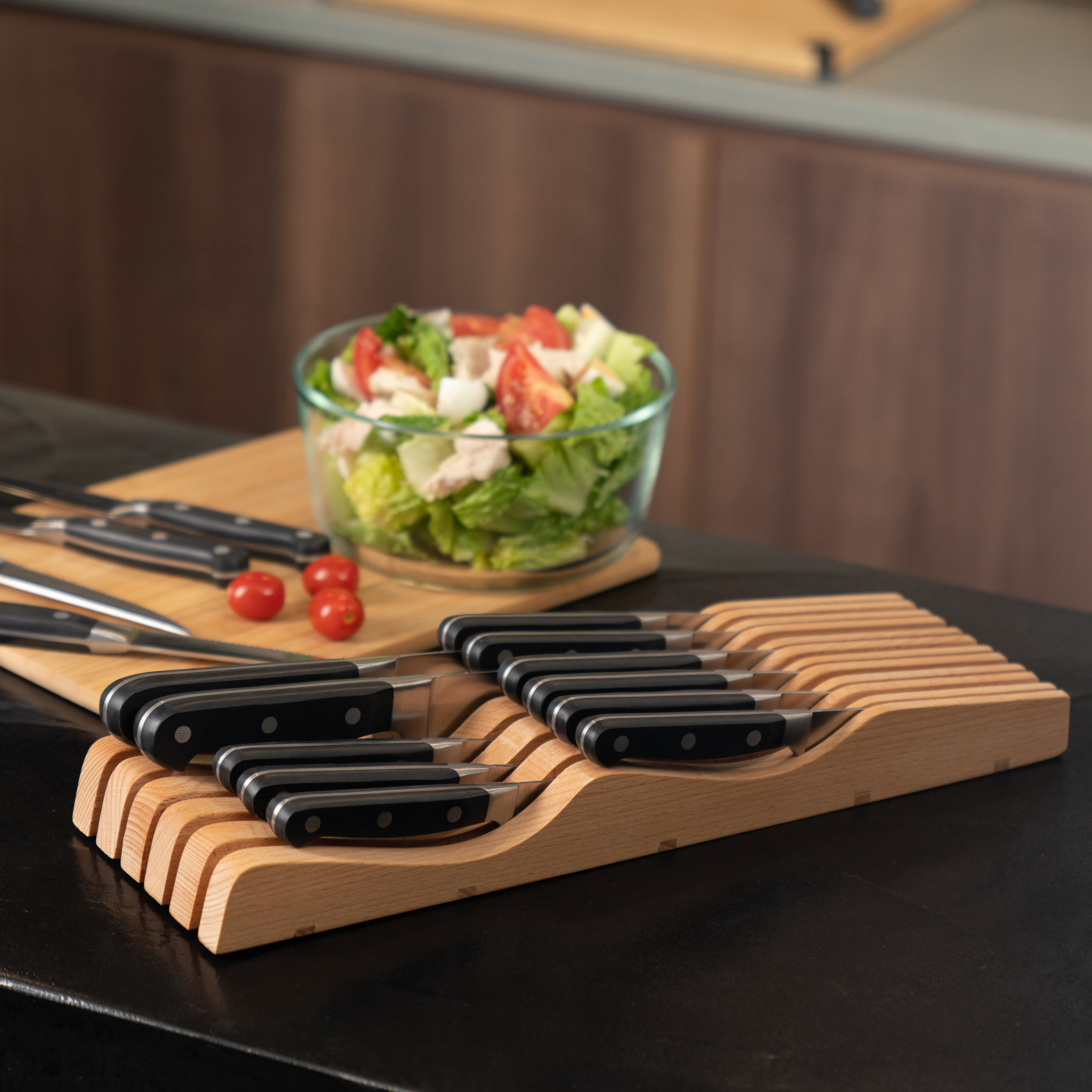 Chef Craft Select Drawer Wood Knife Block | Wayfair