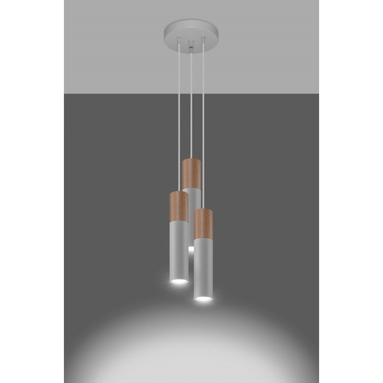 George Oliver Drye 3 - Light LED Pendant | Wayfair.co.uk