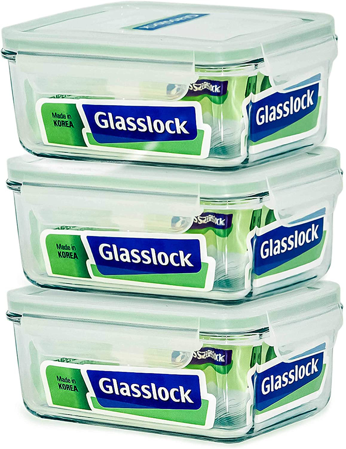 Glasslock Rectangular 3 Container Food Storage Set | Wayfair