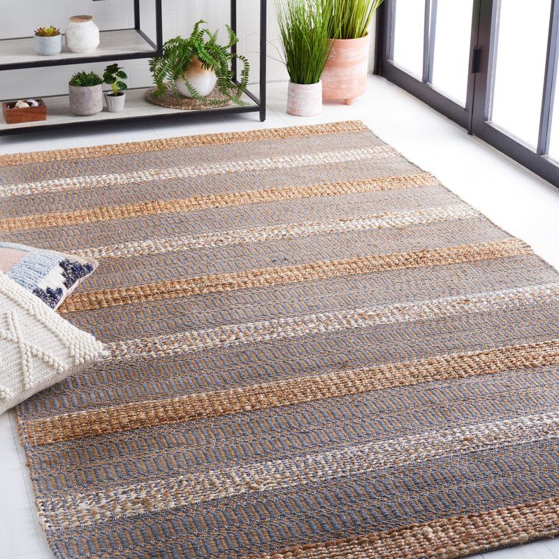 Laurel Foundry Modern Farmhouse Soliz Flatweave Gray/Brown/Ivory Rug ...
