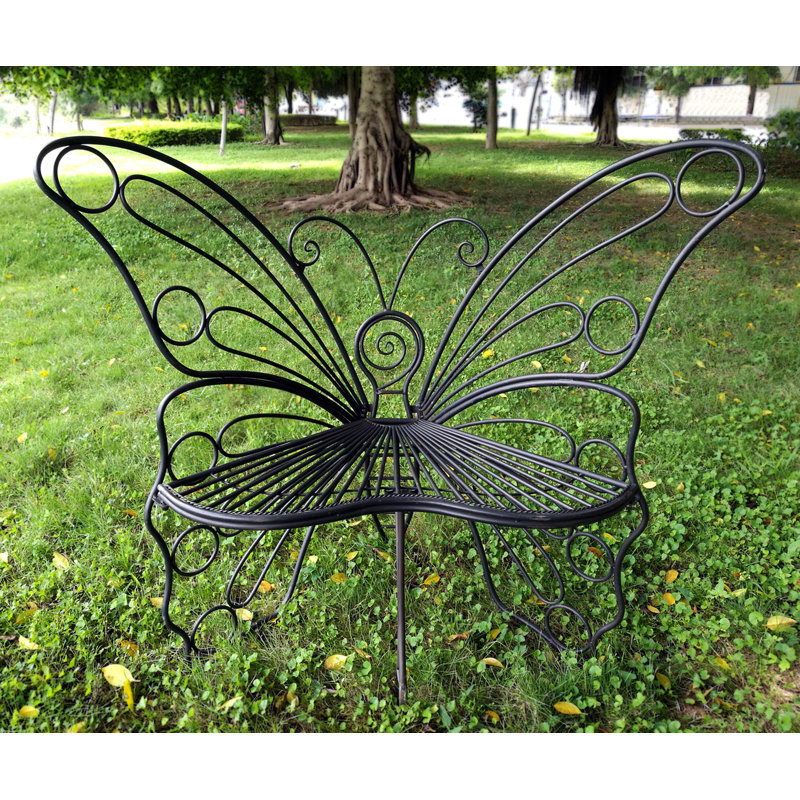 Metal Butterfly Chair Garden Art at Susan Cummings blog