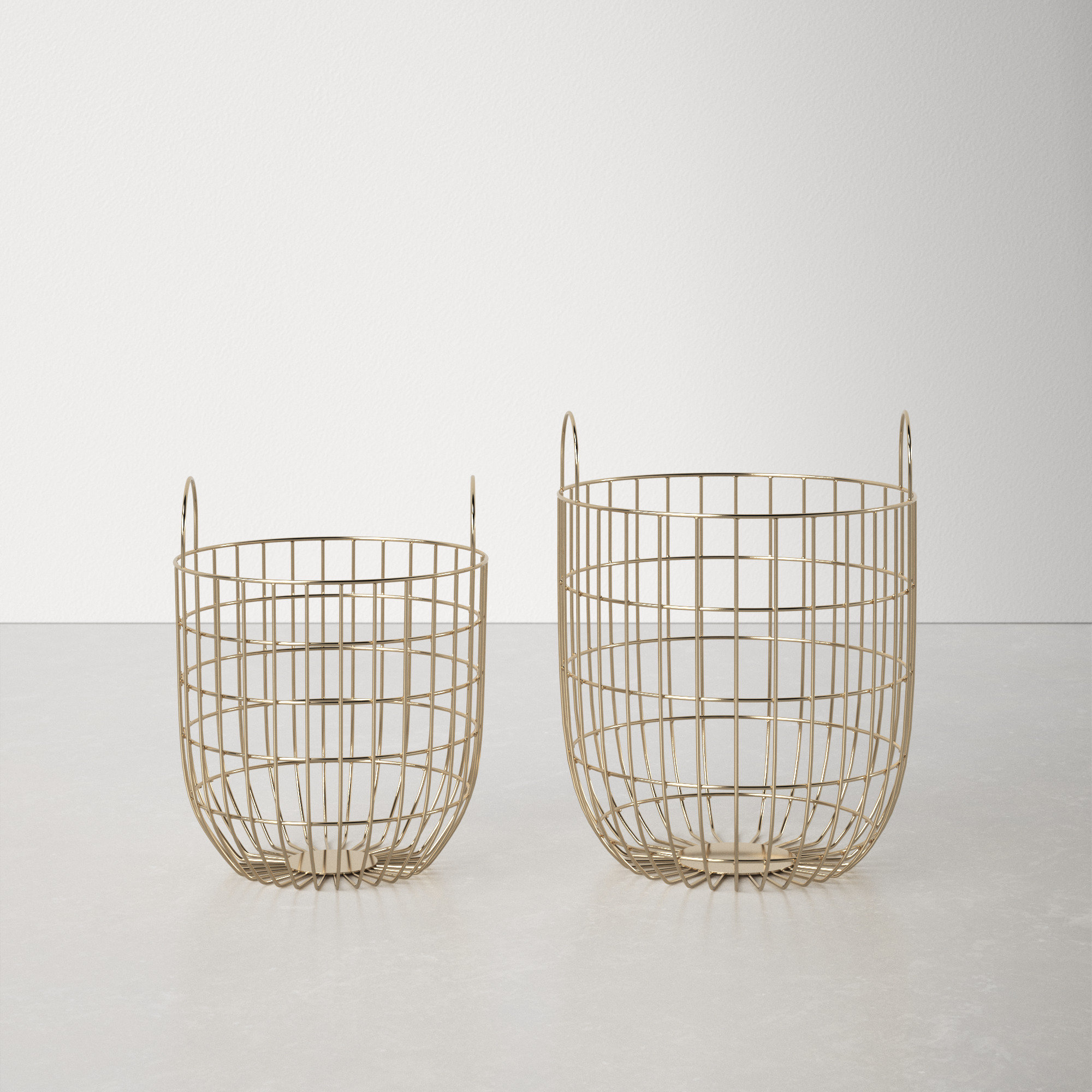 AllModern 2 Piece Basket Set & Reviews | Wayfair