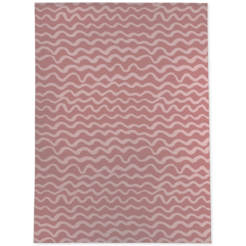 Ebern Designs Aleandro Dusty Rose Area Rug | Wayfair
