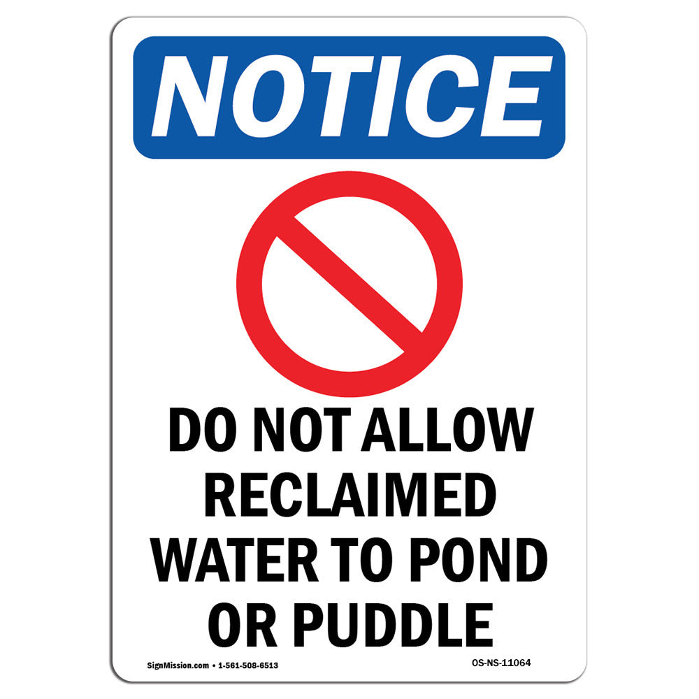 SignMission OSHA Notice - Do Not Allow Reclaimed Sign With Symbol | Wayfair